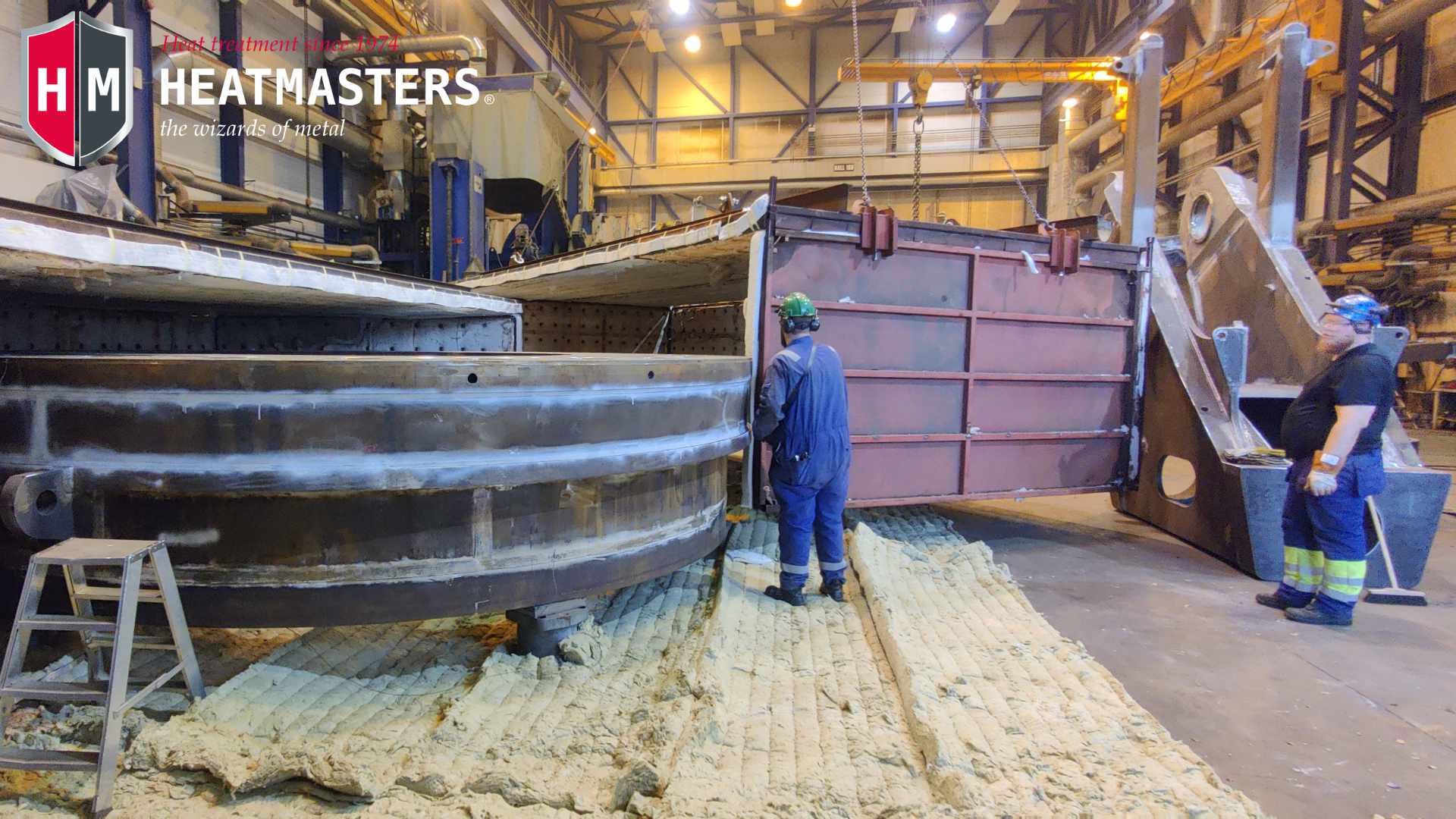 PWHT of a Francis Turbine Bottom Ring with a Temporary Furnace